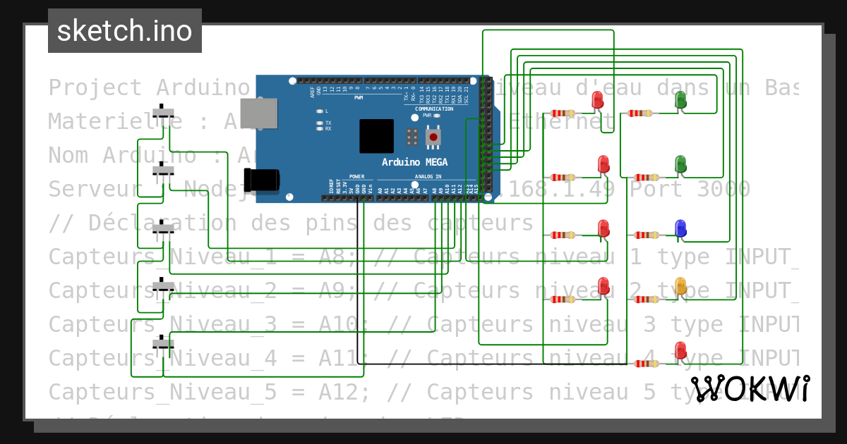 Logique Wokwi Esp32 Stm32 Arduino Simulator 5331