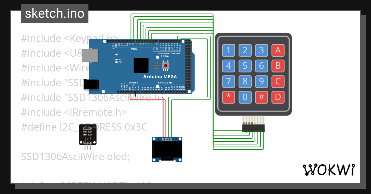 Fernbedienung_mit_Keypad - Wokwi ESP32, STM32, Arduino Simulator