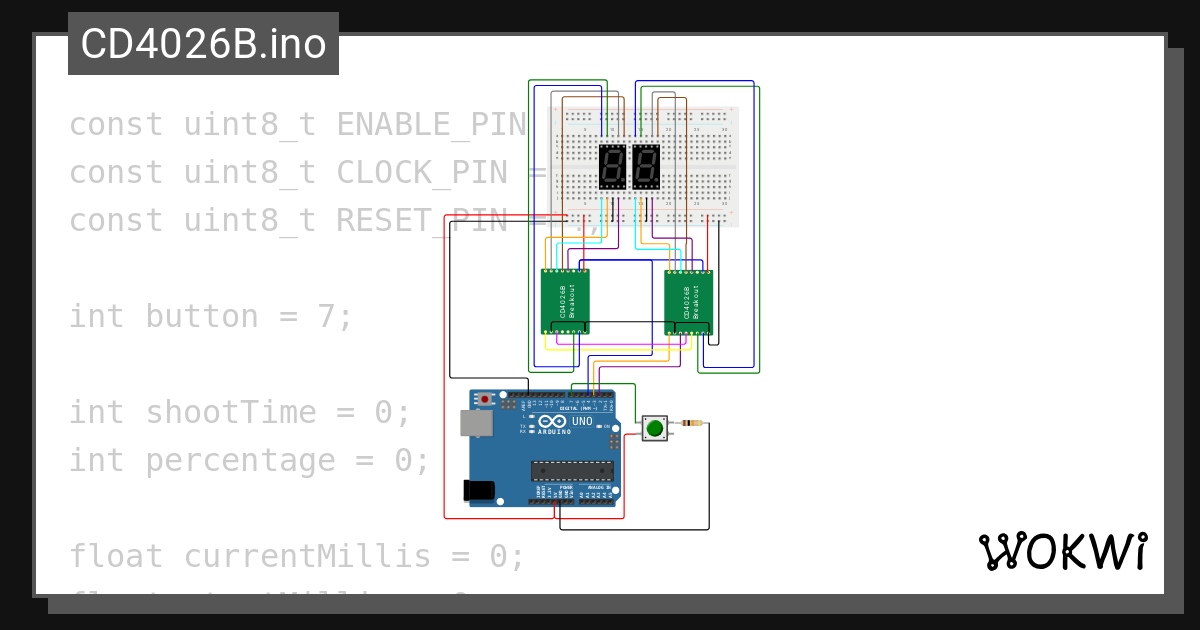 Displaying Nums Wokwi Esp32 Stm32 Arduino Simulator