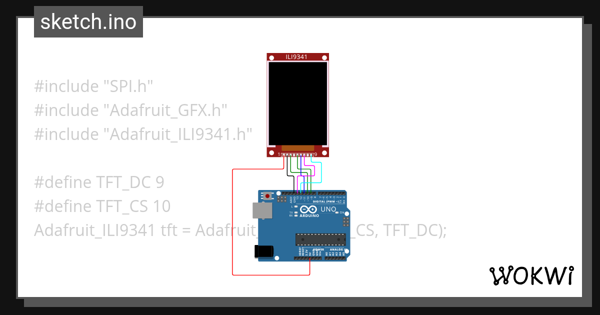 TFT TRAINING - Wokwi ESP32, STM32, Arduino Simulator
