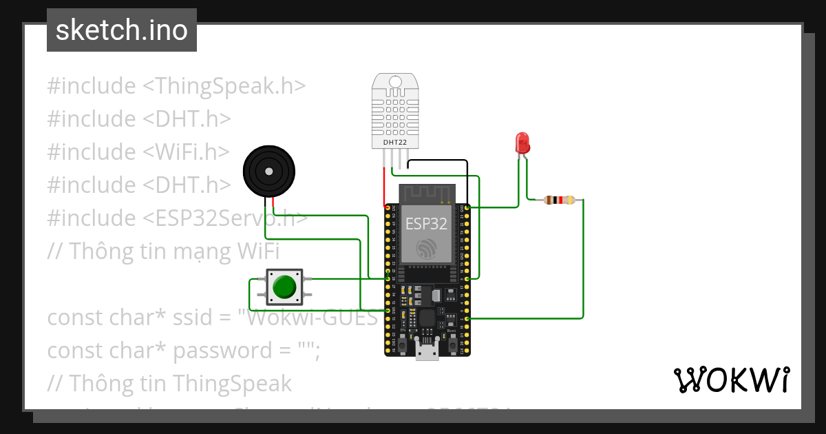 IOT - Wokwi ESP32, STM32, Arduino Simulator