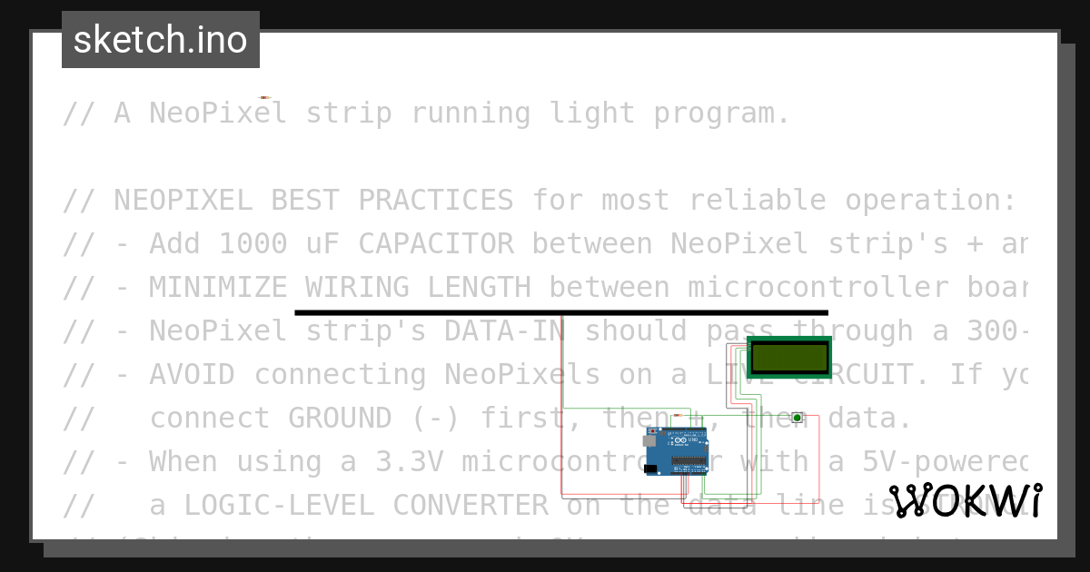 Arduino Led Strip Copy 2 Edited Wokwi Esp32 Stm32 Arduino Simulator
