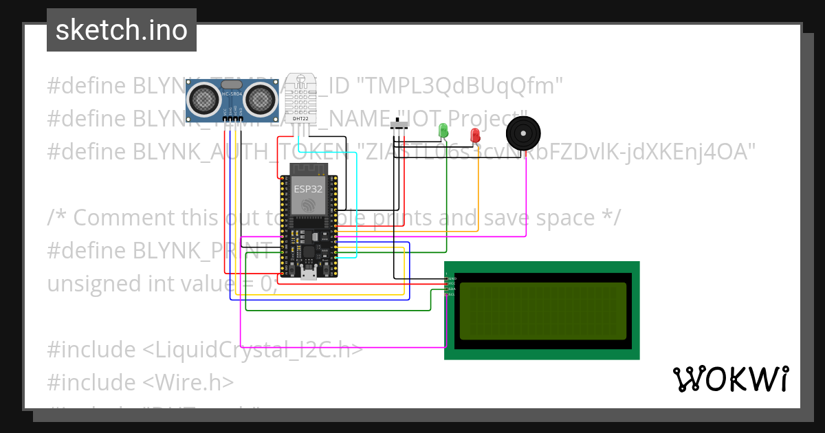Smart Campus Waste Management System Project Copy - Wokwi ESP32, STM32, Arduino Simulator
