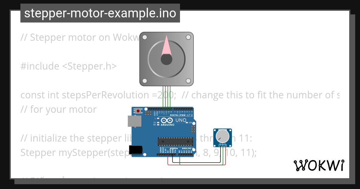 stepper-motor-example.ino Copy - Wokwi ESP32, STM32, Arduino Simulator
