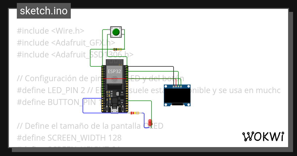 Hola mundo - Wokwi ESP32, STM32, Arduino Simulator