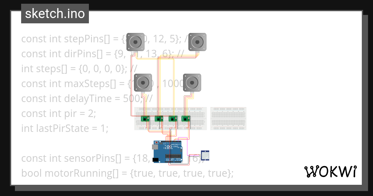 Pir Senser Upgrade Wokwi Esp32 Stm32 Arduino Simulator