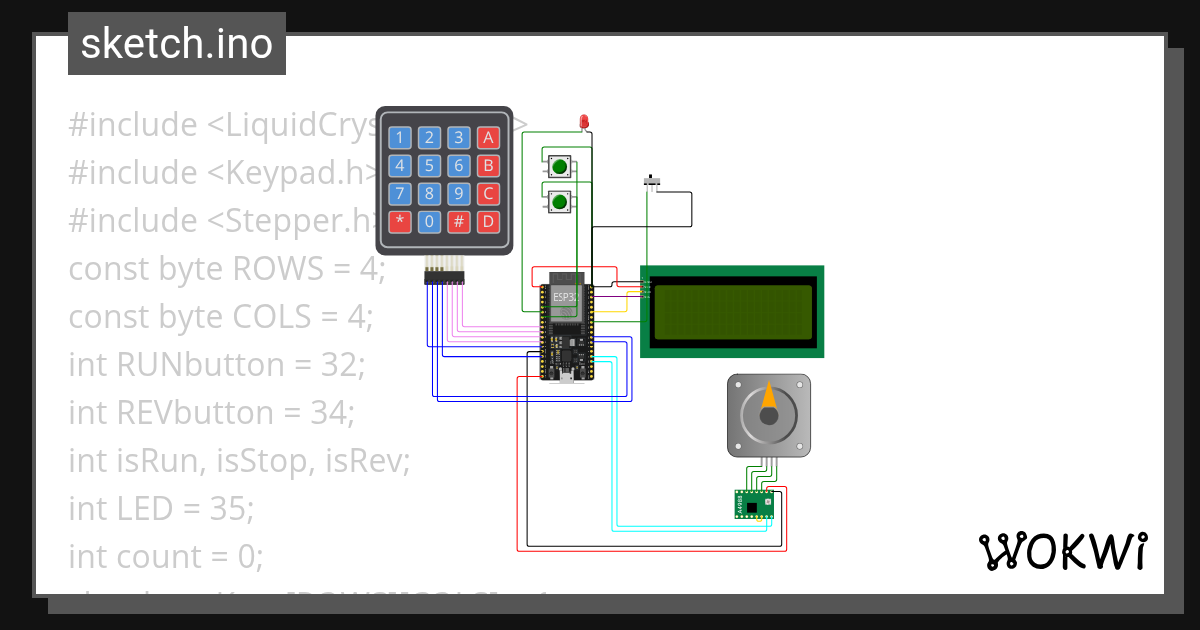 Project Syringe Pump Draft Copy L Copy 5 Wokwi Esp32 Stm32 Arduino 3301