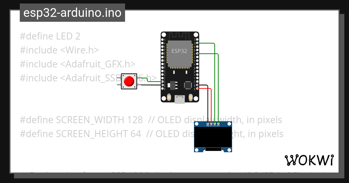 Espledbutton Wokwi Esp32 Stm32 Arduino Simulator