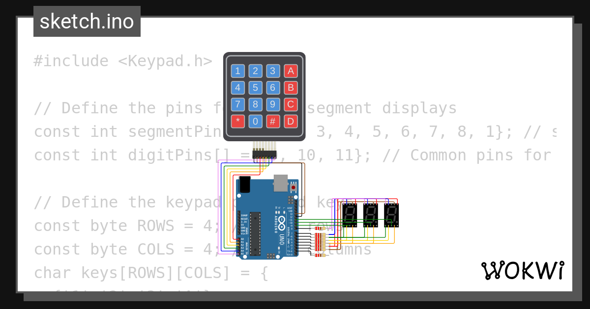 Keypad To 7 Segment Copy 2 Wokwi Esp32 Stm32 Arduino Simulator 3184