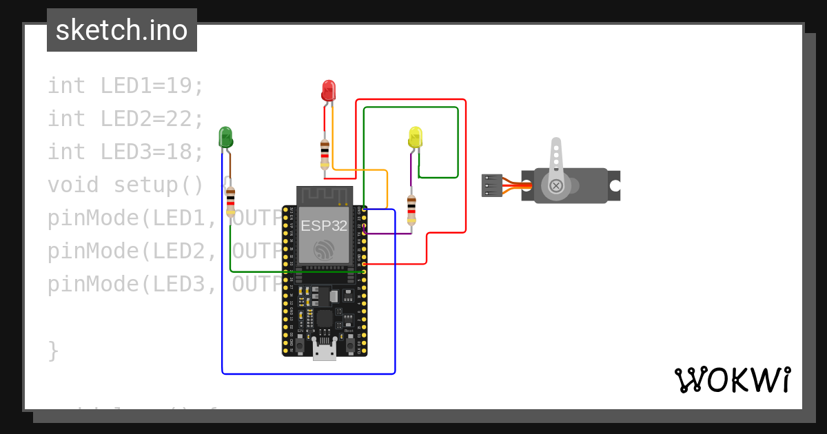 Led3 Servo Copy Wokwi Esp32 Stm32 Arduino Simulator 8894
