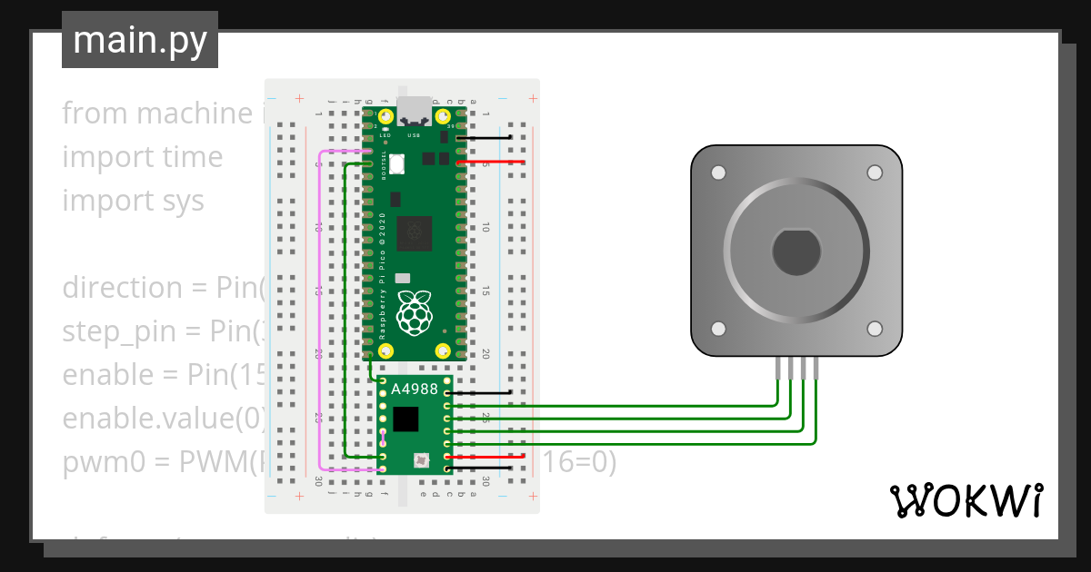 Stepper Test 2 Wokwi Esp32 Stm32 Arduino Simulator