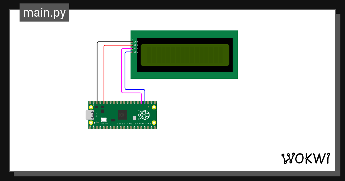 Conexión LCD RB Pi - Wokwi ESP32, STM32, Arduino Simulator Conexión LCD RB Pi - Wokwi ESP32, STM32, Arduino Simulator