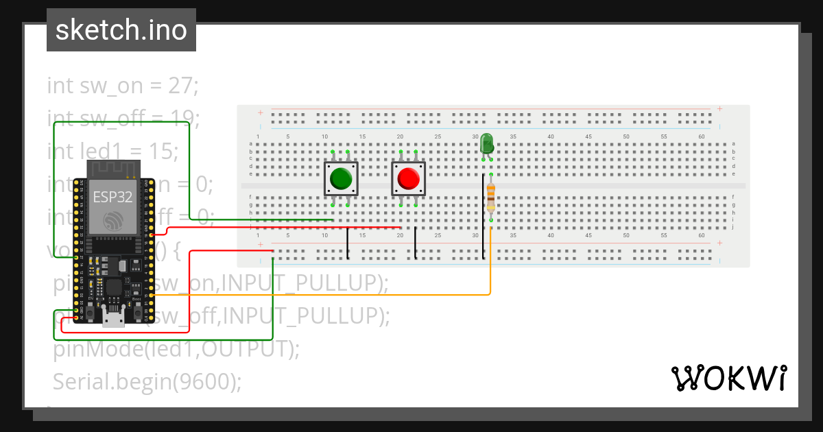 lab2.1 - Wokwi ESP32, STM32, Arduino Simulator
