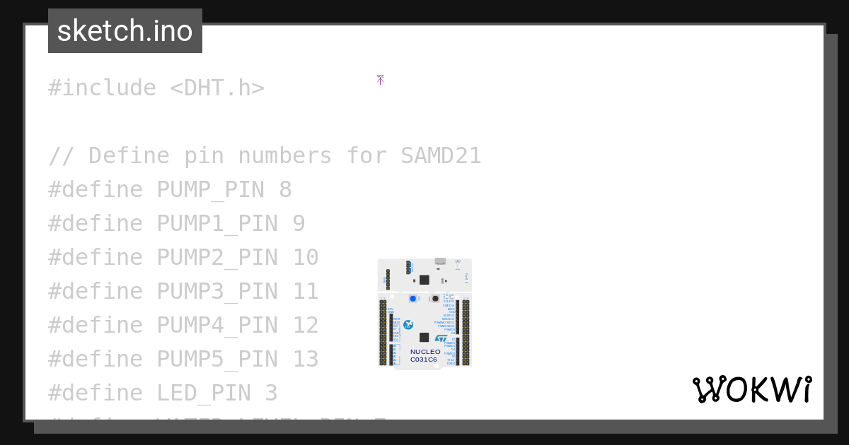 Automated Garden Unf Wokwi Esp32 Stm32 Arduino Simulator 2041