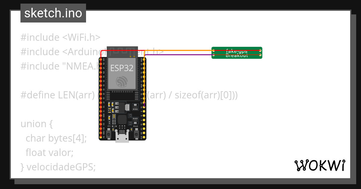 gps-module - Wokwi ESP32, STM32, Arduino Simulator