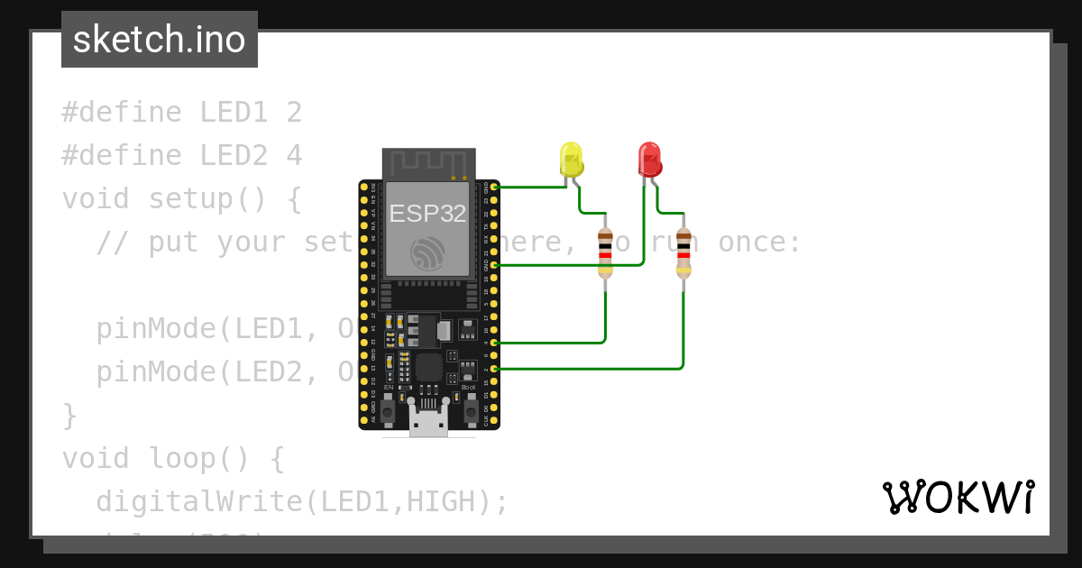 Task1 Wokwi Esp32 Stm32 Arduino Simulator