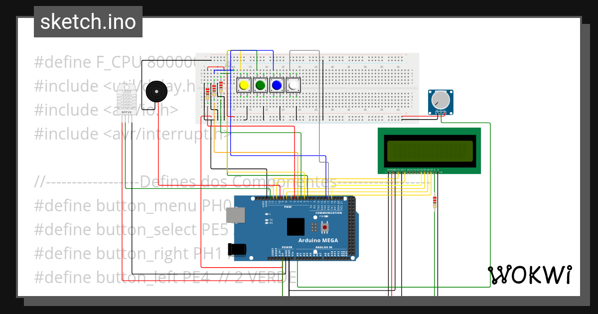 Piloto - Proj2 - Wokwi ESP32, STM32, Arduino Simulator