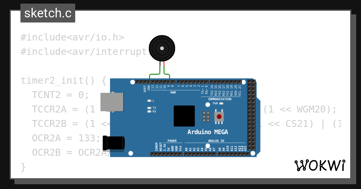 Probador De Frecuencia Wokwi Esp32 Stm32 Arduino Simulator 7784