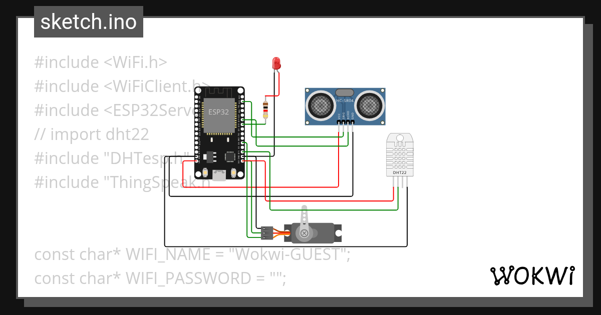 Distanceservoproject Copy Wokwi Esp32 Stm32 Arduino Simulator 4543
