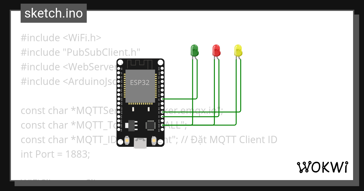 kt40 - Wokwi ESP32, STM32, Arduino Simulator