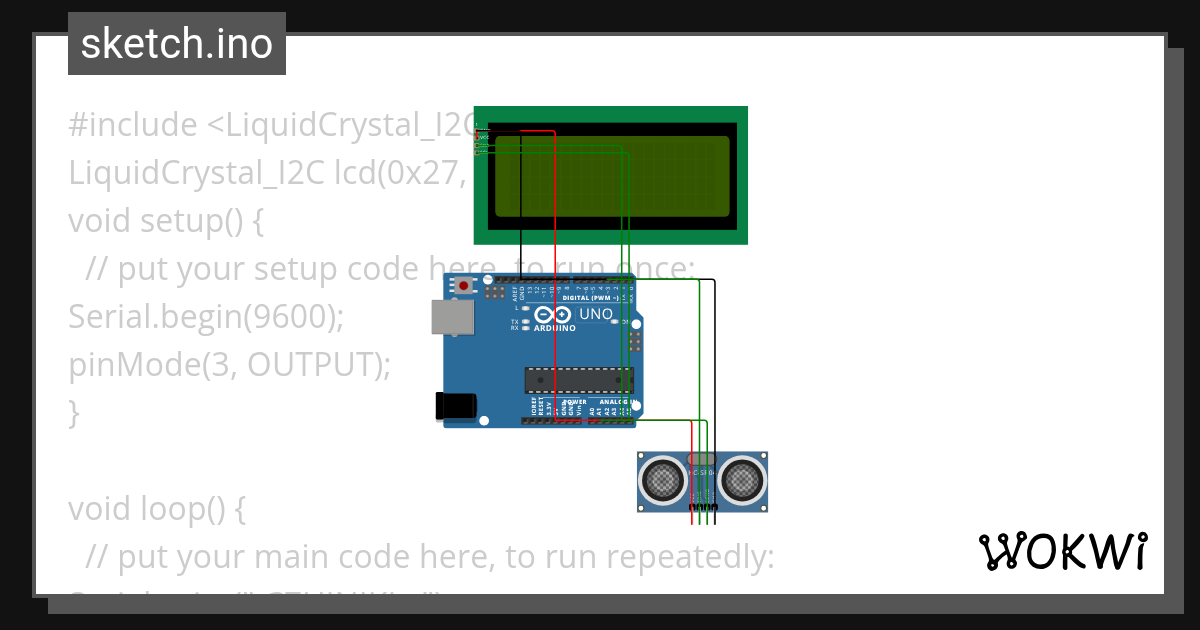 Czujnik Wyswietlacz Wokwi Esp32 Stm32 Arduino Simulator 