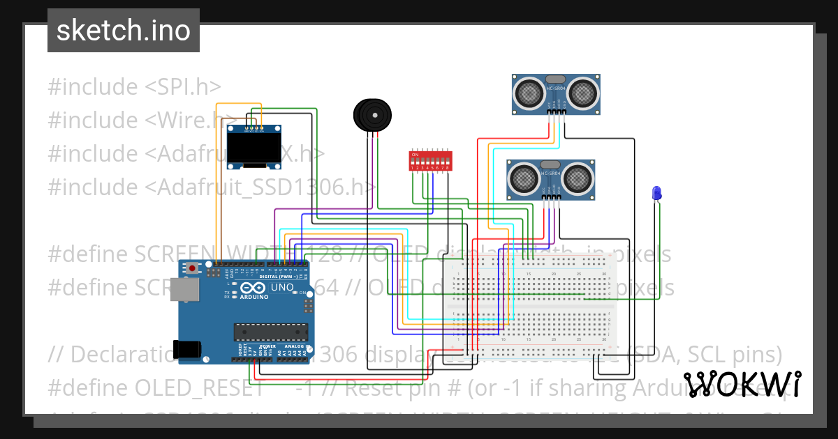 Project Diagram - Wokwi ESP32, STM32, Arduino Simulator