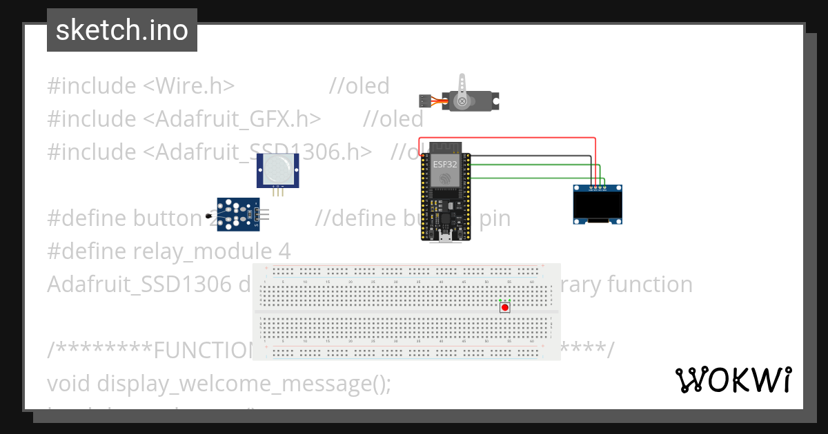 ESP 32 COFFEE MAKING MACHINE - Wokwi ESP32, STM32, Arduino Simulator