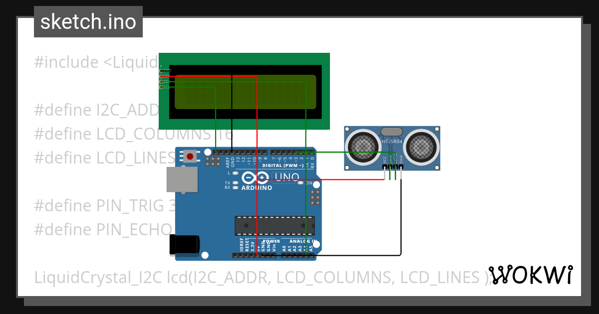 LCD I2C - Wokwi ESP32, STM32, Arduino Simulator