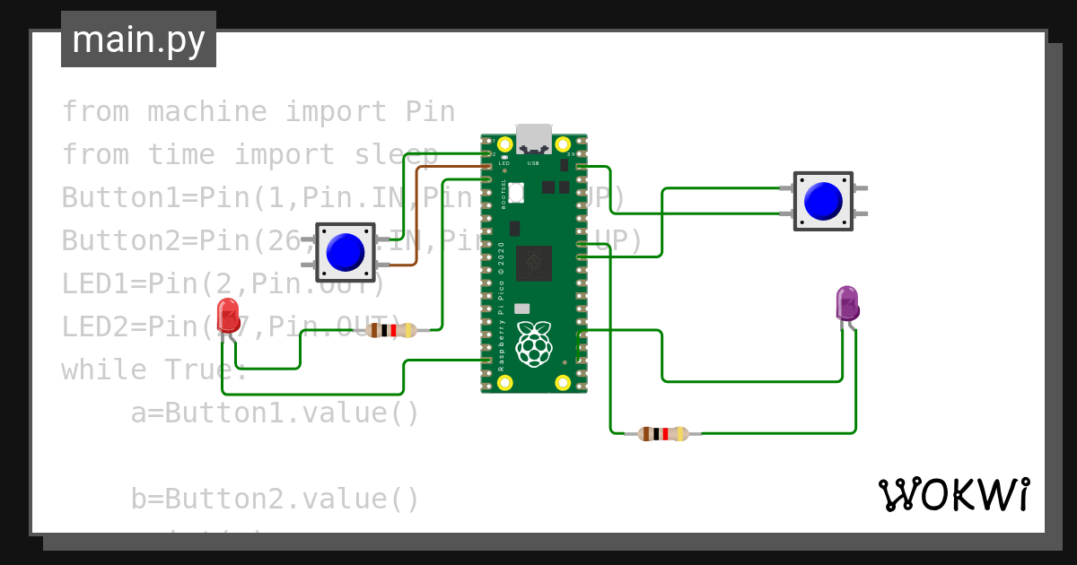 Button1 Wokwi Esp32 Stm32 Arduino Simulator