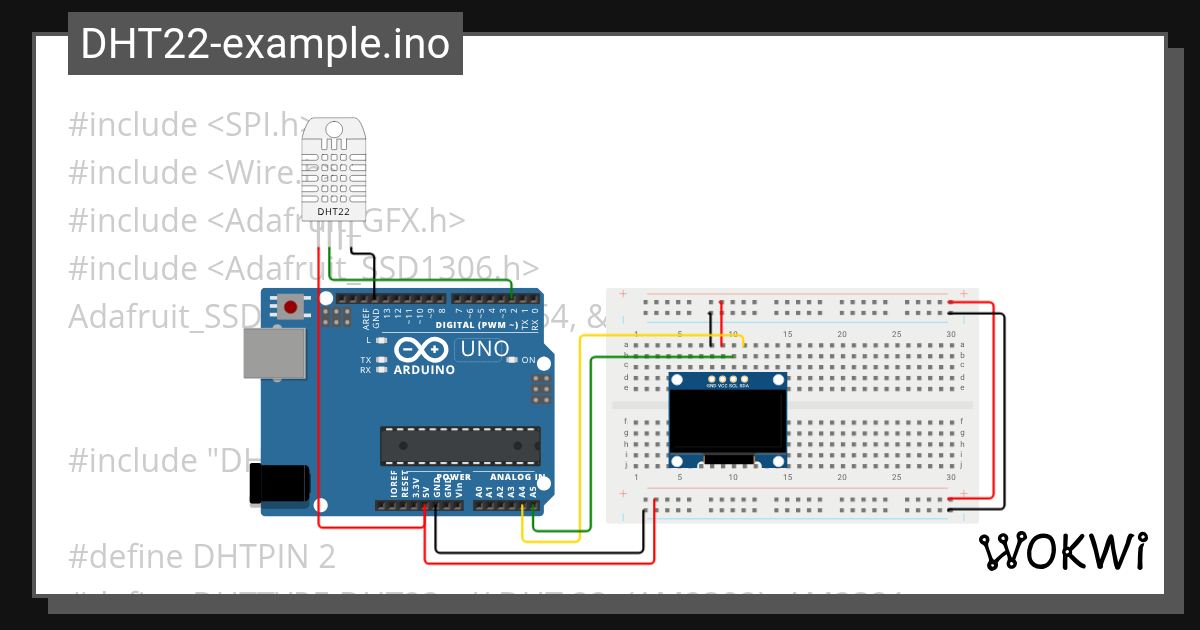 DHT22 con pantalla oled Copy - Wokwi ESP32, STM32, Arduino Simulator