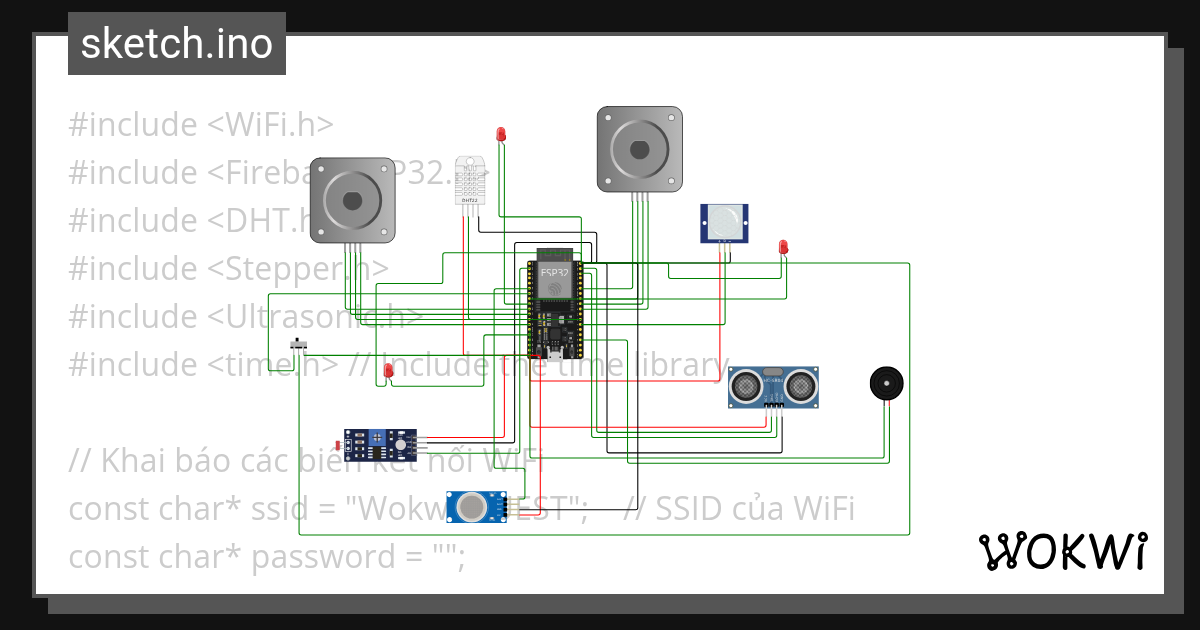 BAOCAO - Wokwi ESP32, STM32, Arduino Simulator