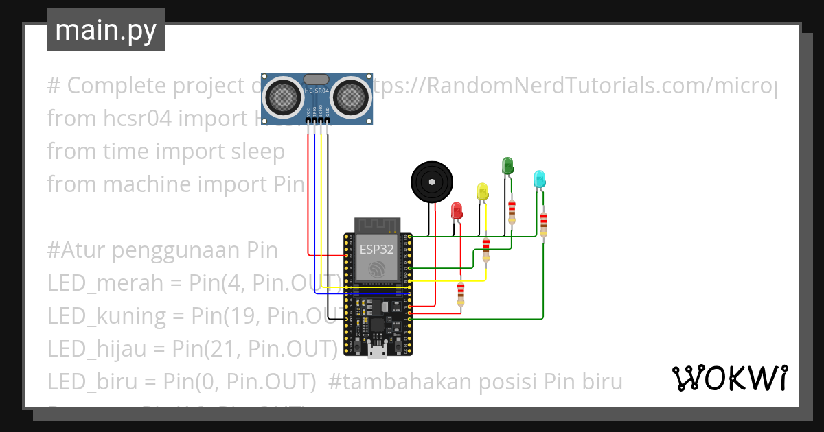 AMGIS LABORATORY PROJECT febi - Wokwi ESP32, STM32, Arduino Simulator
