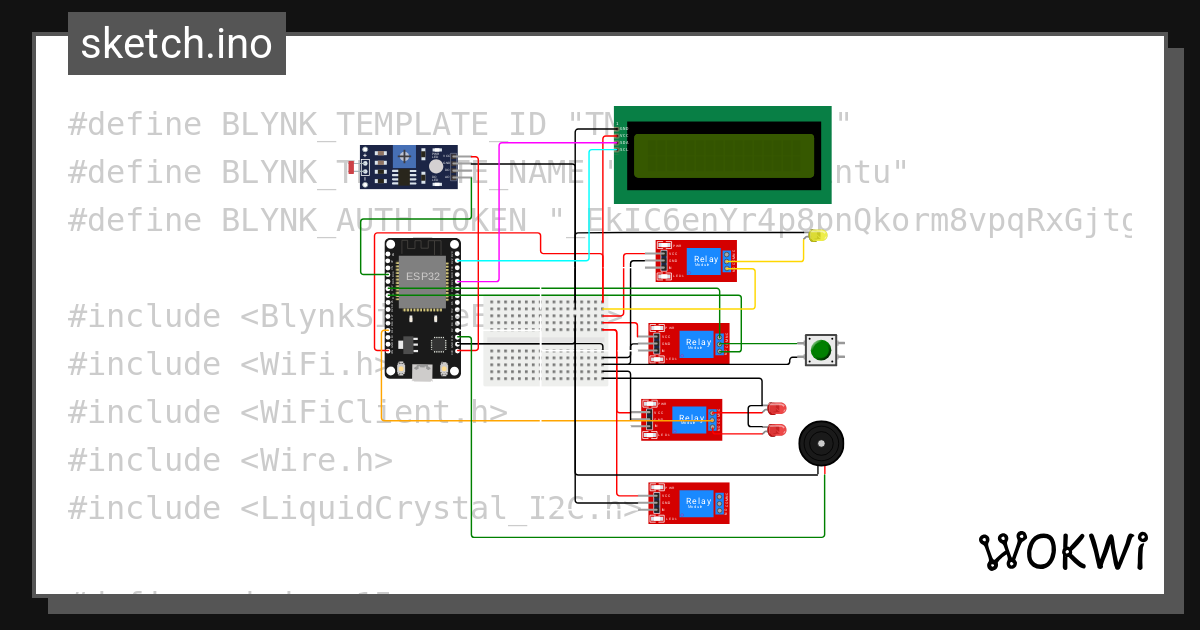 Relay Ldr Blynk Wokwi Esp32 Stm32 Arduino Simulator