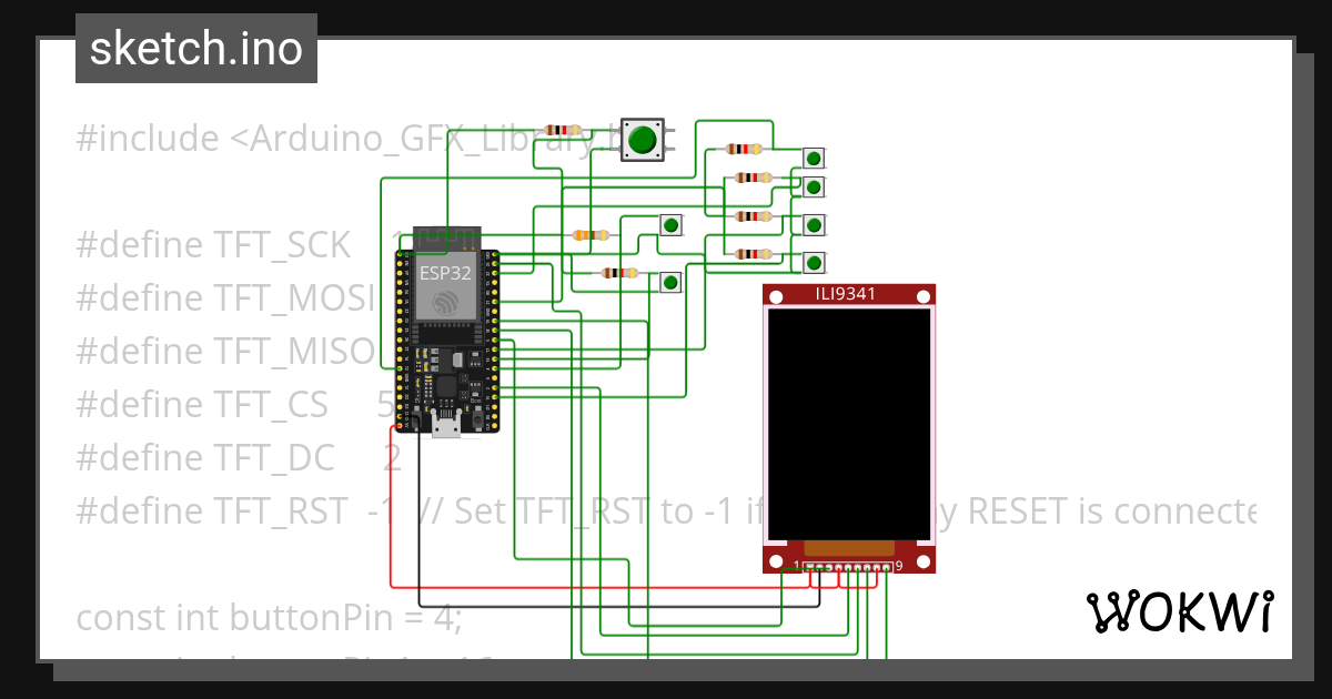 tablero - Wokwi ESP32, STM32, Arduino Simulator