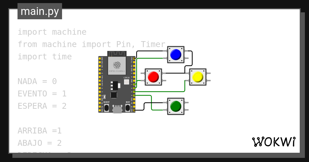 Unidad 5 Wokwi Esp32 Stm32 Arduino Simulator