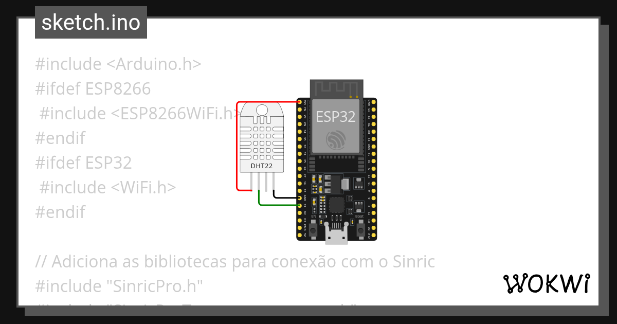 Projeto Alexa Wokwi Esp32 Stm32 Arduino Simulator 