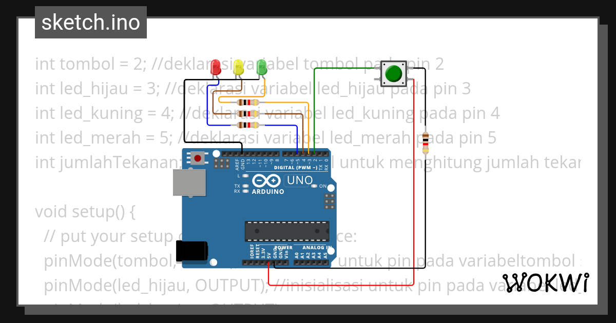 MUHAMMAD ANDRIAWAN RUSTAM Ulangan Prakarya Robotik Kelas 11.7 Copy - Wokwi ESP32, STM32, Arduino ...