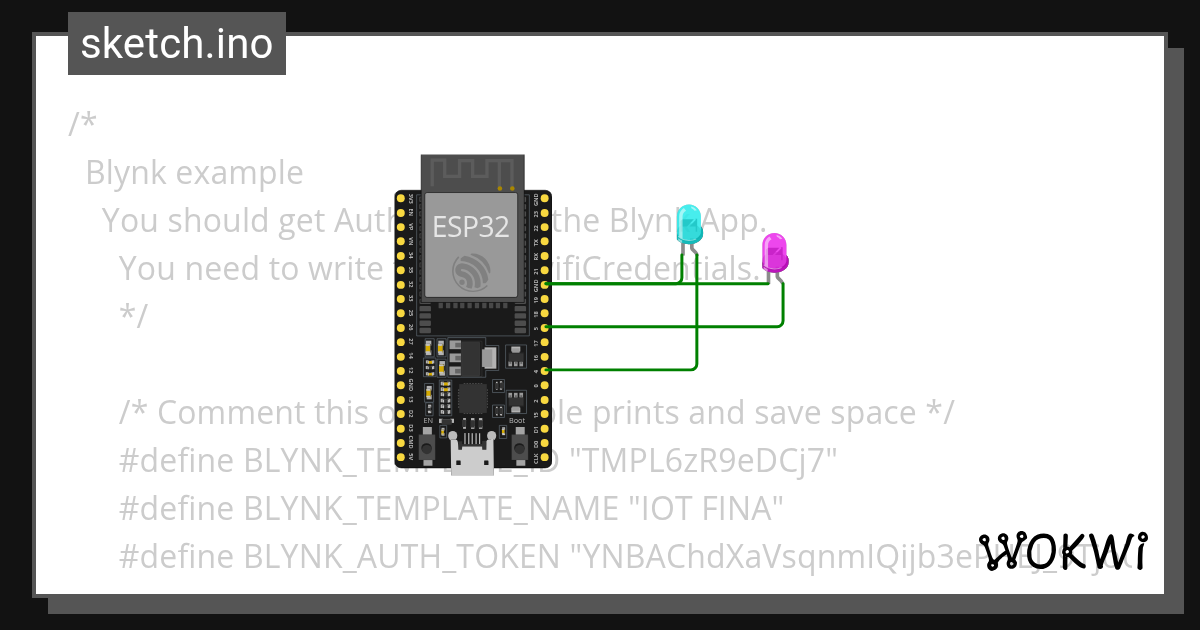 Kelompok IoT - Wokwi ESP32, STM32, Arduino Simulator