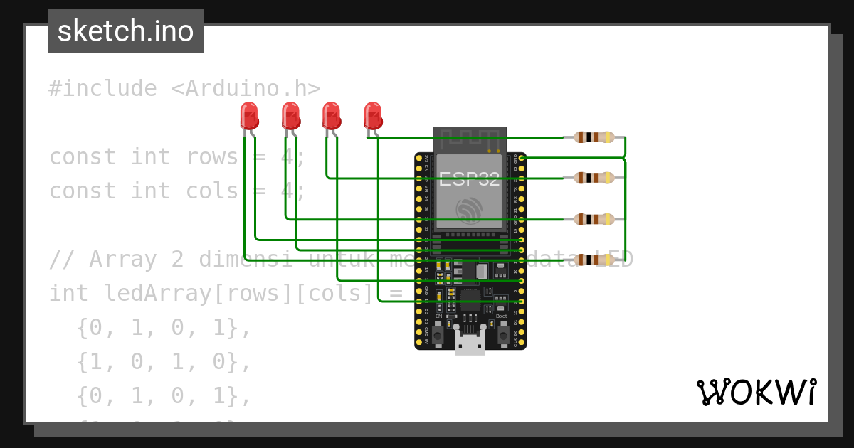 Uas Dasar Pemograman Komputer Alvianus Piter Defitra Lomi Wokwi Esp32 Stm32 Arduino Simulator