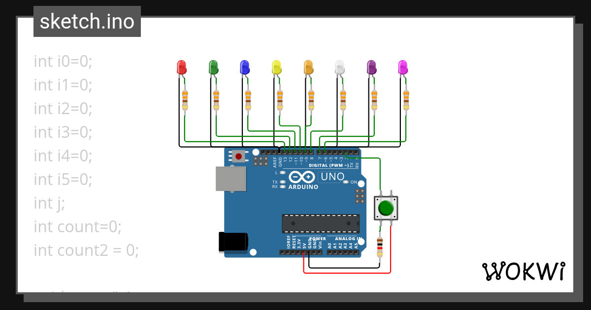 Lesson 3: Button and Interrupt - Wokwi ESP32, STM32, Arduino Simulator