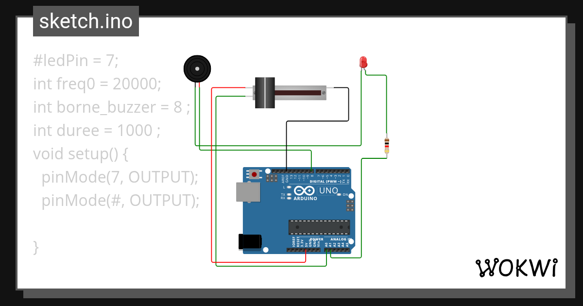 Buzzer Wokwi Esp32 Stm32 Arduino Simulator 0123