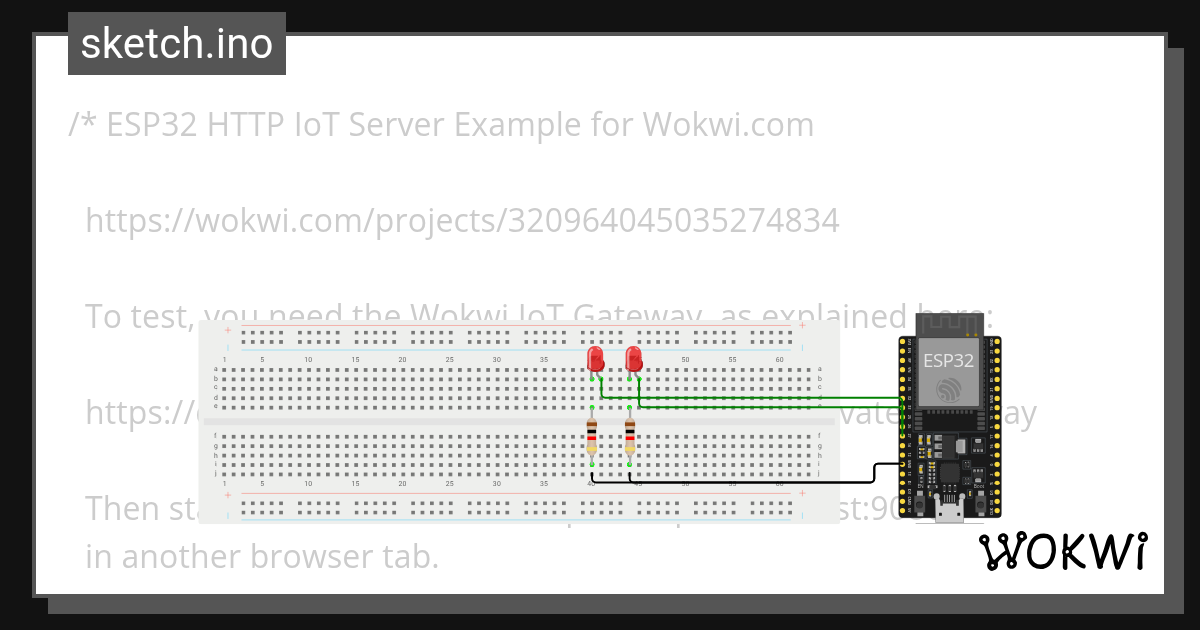 GUIA2 - Wokwi ESP32, STM32, Arduino Simulator