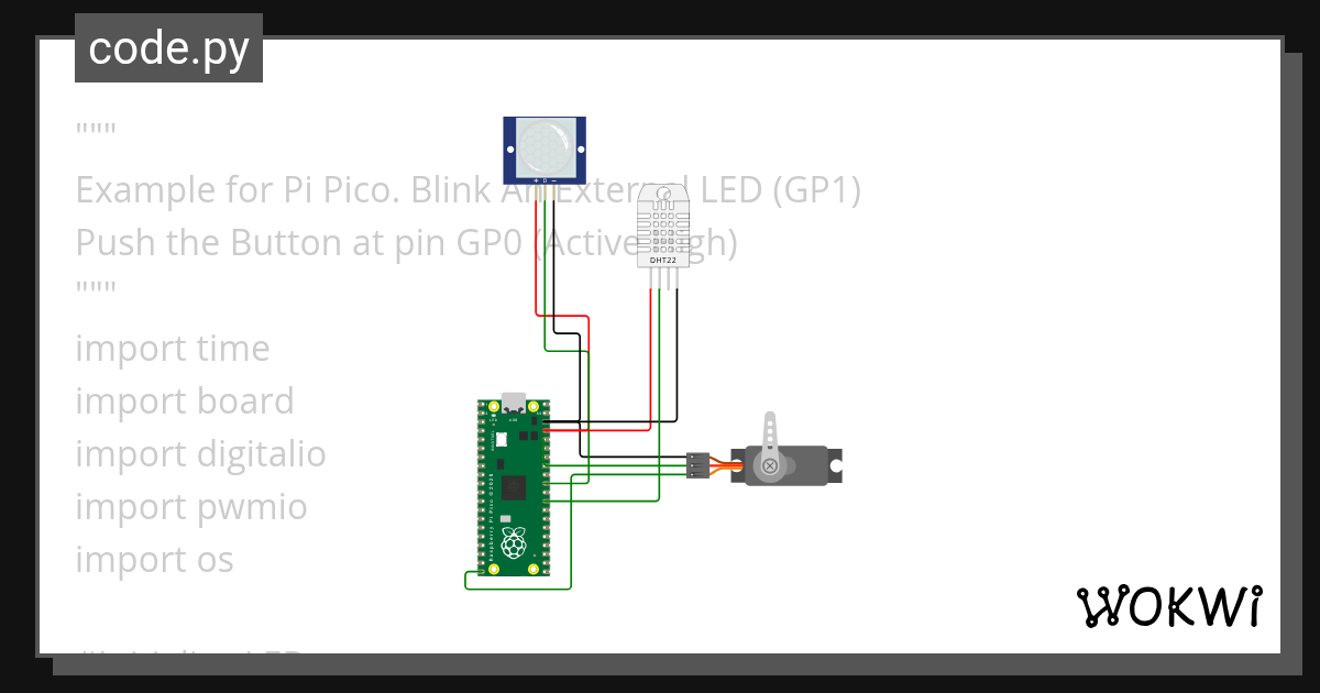 Active High Push Button Copy - Wokwi ESP32, STM32, Arduino Simulator