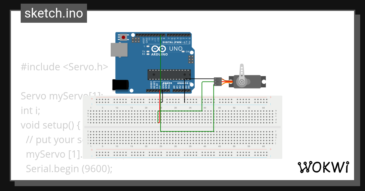 servo motor Copy - Wokwi ESP32, STM32, Arduino Simulator