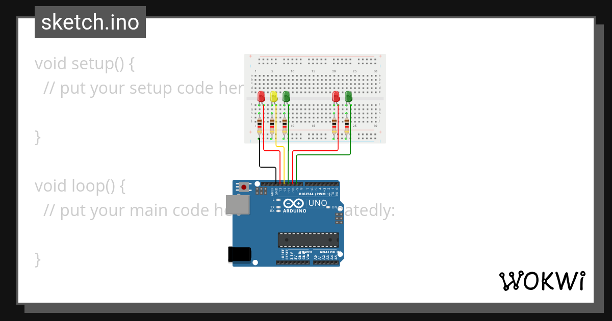 Semaforo Wokwi Esp32 Stm32 Arduino Simulator