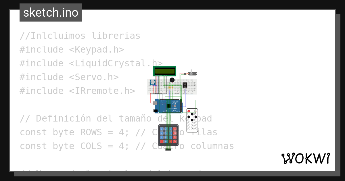 Cerradura Con Keypad Y Arduino Copy Wokwi Esp32 Stm32 Arduino Simulator 1785