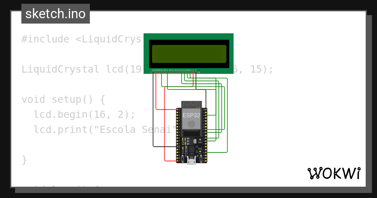 Lcd Sem I2c Wokwi Esp32 Stm32 Arduino Simulator 2862
