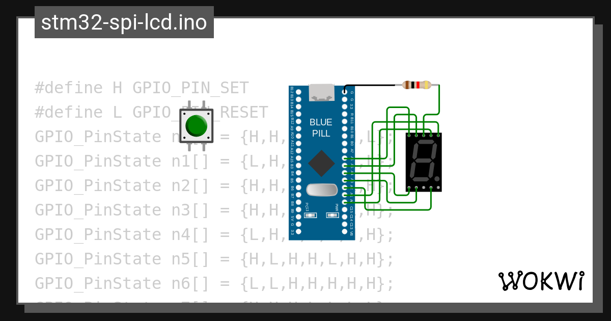 Display7seg Copy Wokwi Esp32 Stm32 Arduino Simulator 
