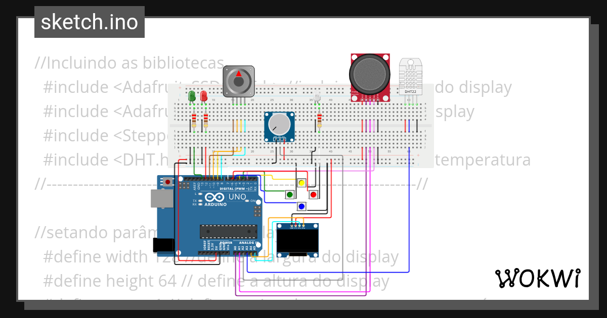 Drone-boia de monitoramento - Wokwi ESP32, STM32, Arduino Simulator