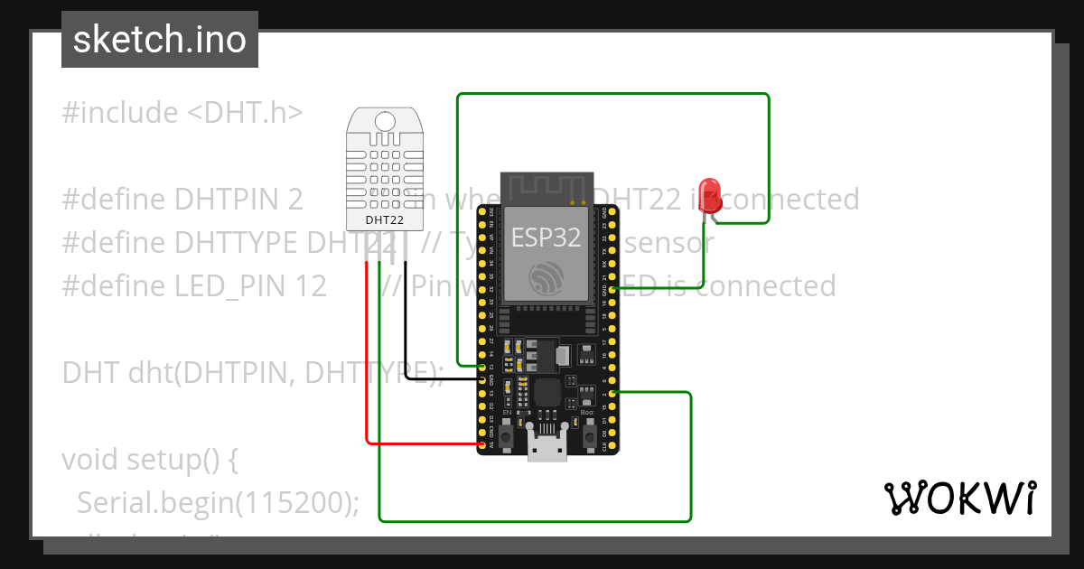 Flood. im Molen! Not Nanas! - Wokwi ESP32, STM32, Arduino Simulator